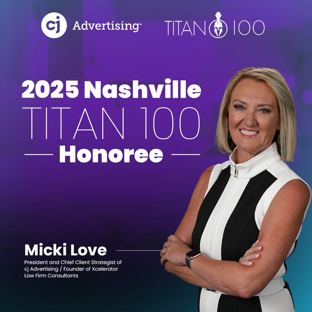 Micki Love Named 2025 Nashville Titan 100 | Cj Advertising